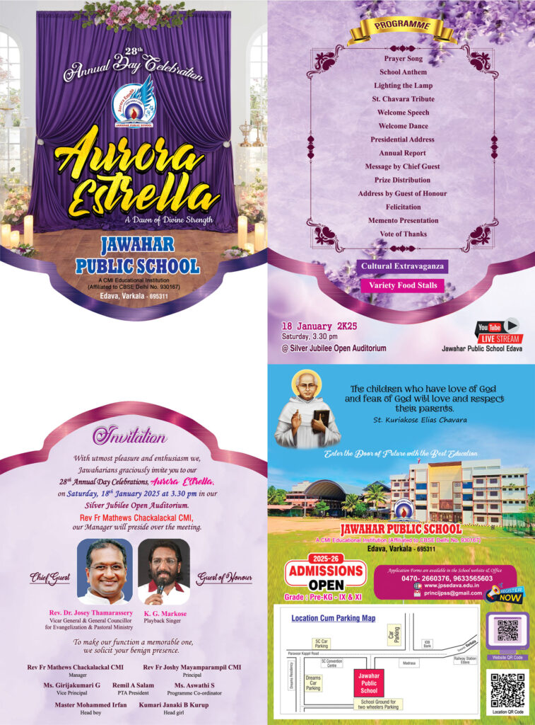 Aurora Estrella 2025 - Jawahar Public School Edava